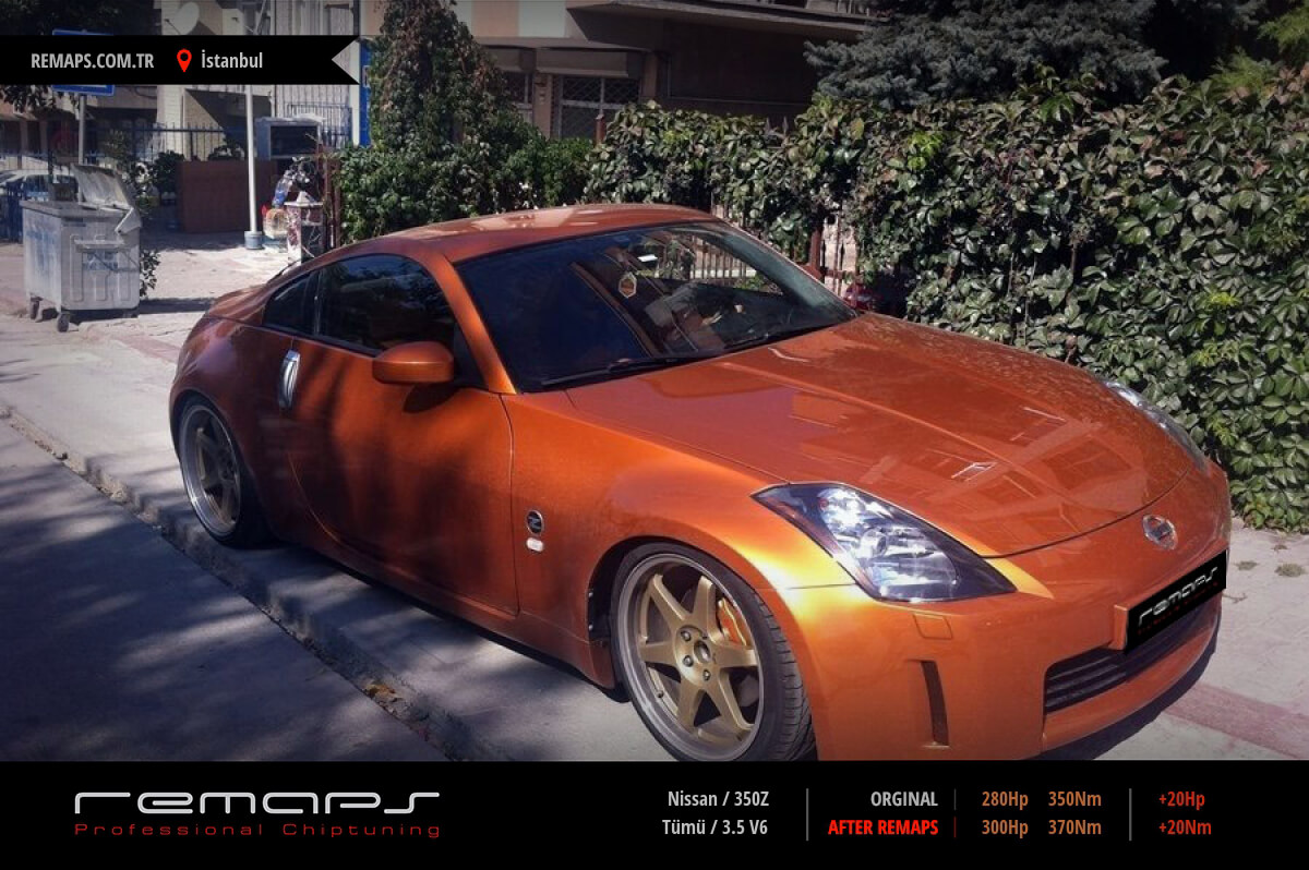 Nissan 350Z Tümü 3.5 V6 Chip Tuning, Performans, Yakıt Tasarrufu ...