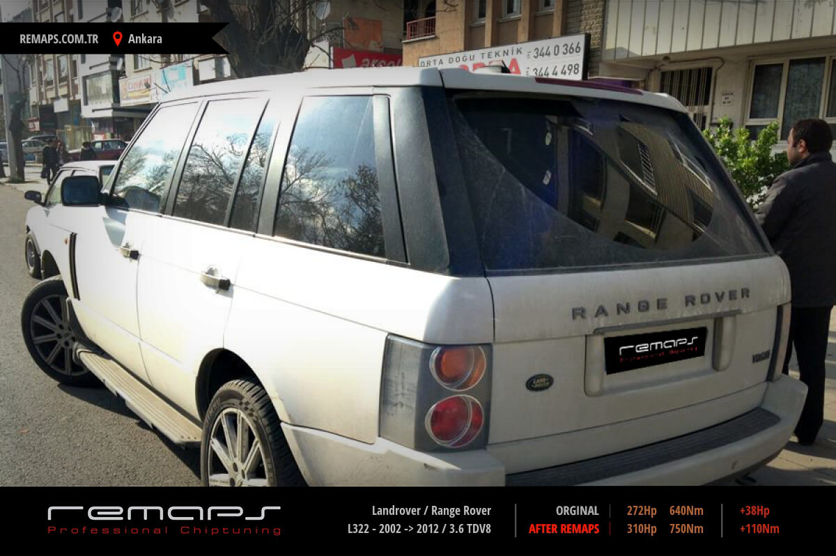 Landrover Range Rover L322 - 2002 -> 2012 3.6 TDV8 Chip Tuning ...