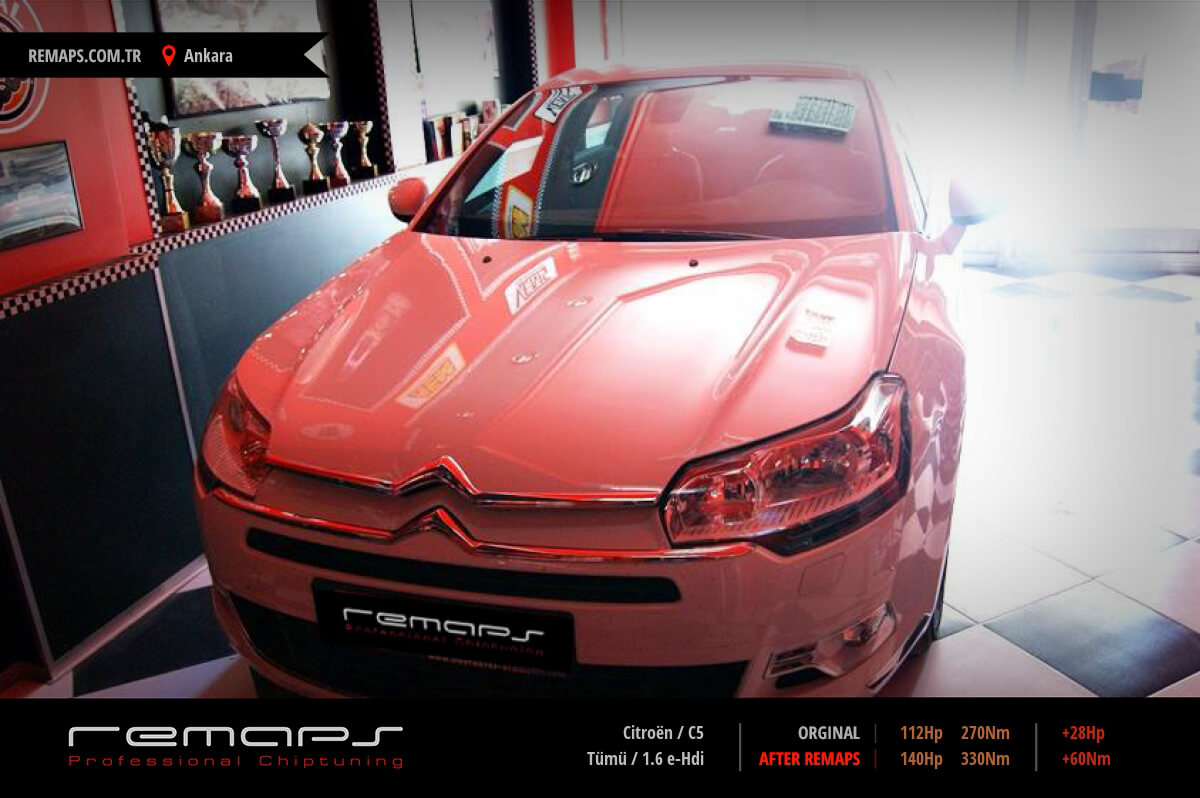 Citroën C5 Tümü 1.6 e-Hdi Chip Tuning, Performans, Yakıt Tasarrufu ...