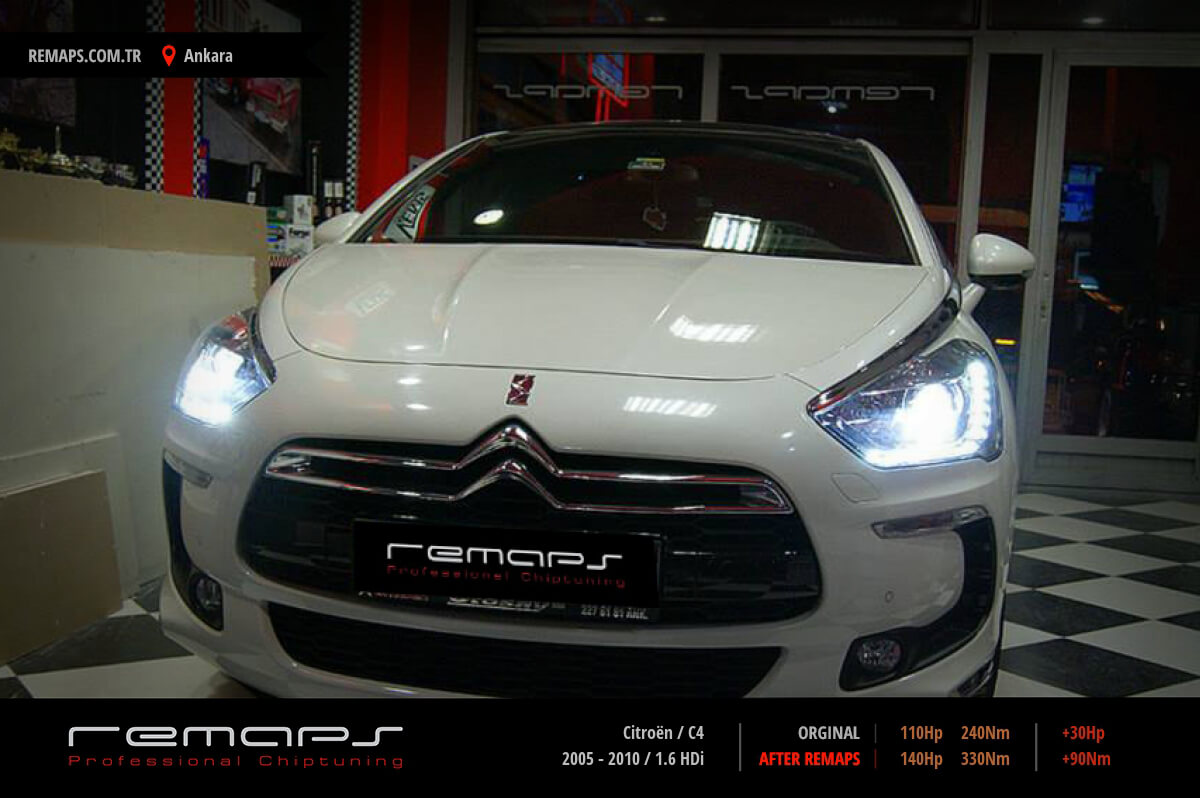 Citroën C4 2005 - 2010 1.6 HDi Chip Tuning, Performans, Yakıt Tasarrufu ...