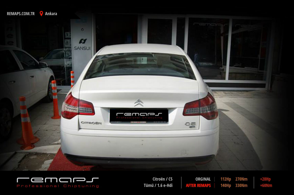Citroën C5 Tümü 1.6 e-Hdi Chip Tuning, Performans, Yakıt Tasarrufu ...