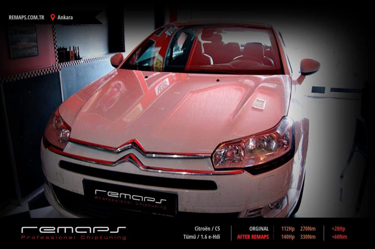 Citroën C5 Tümü 1.6 e-Hdi Chip Tuning, Performans, Yakıt Tasarrufu ...