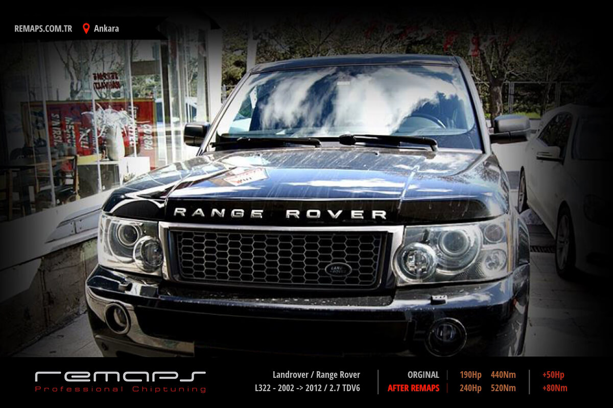 Landrover Range Rover L322 - 2002 -> 2012 2.7 TDV6 Chip Tuning ...