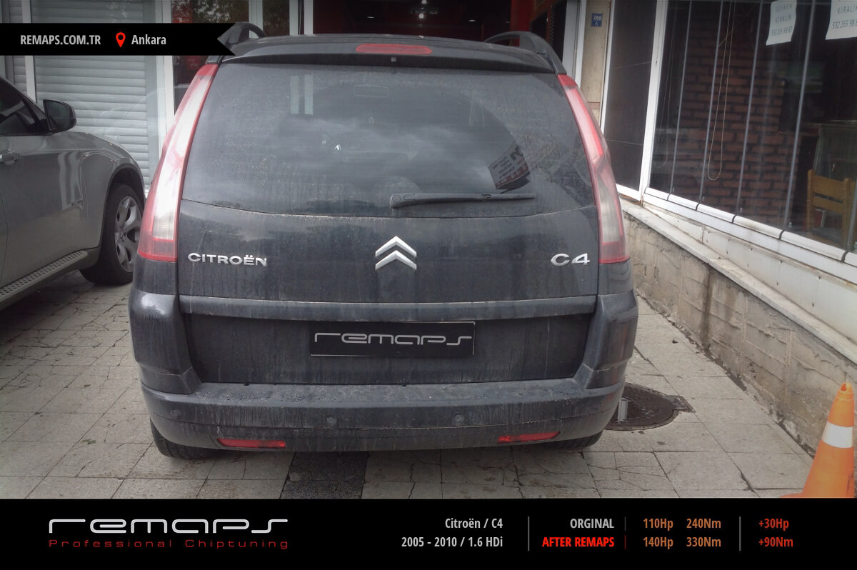 Citroën C4 2005 - 2010 1.6 HDi Chip Tuning, Performans, Yakıt Tasarrufu ...