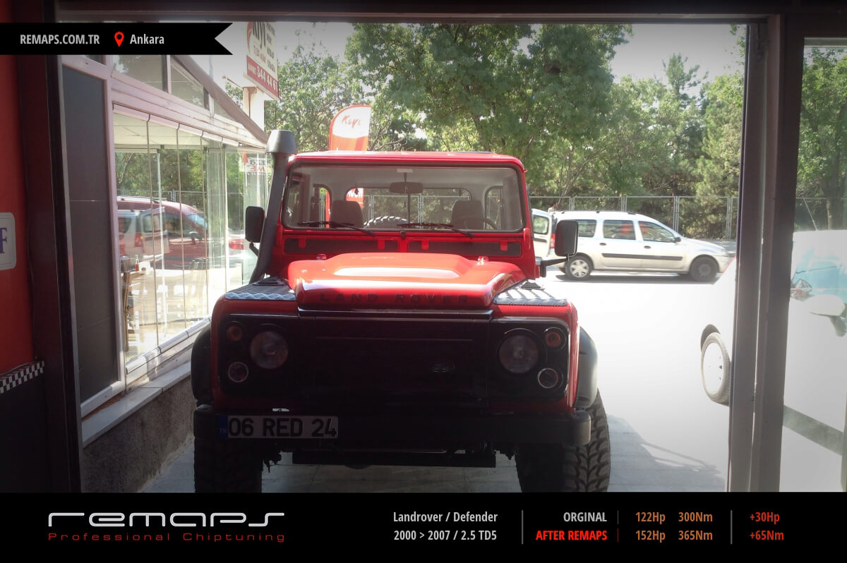 Landrover Defender 2000 > 2007 2.5 TD5 Chip Tuning, Performans, Yakıt ...