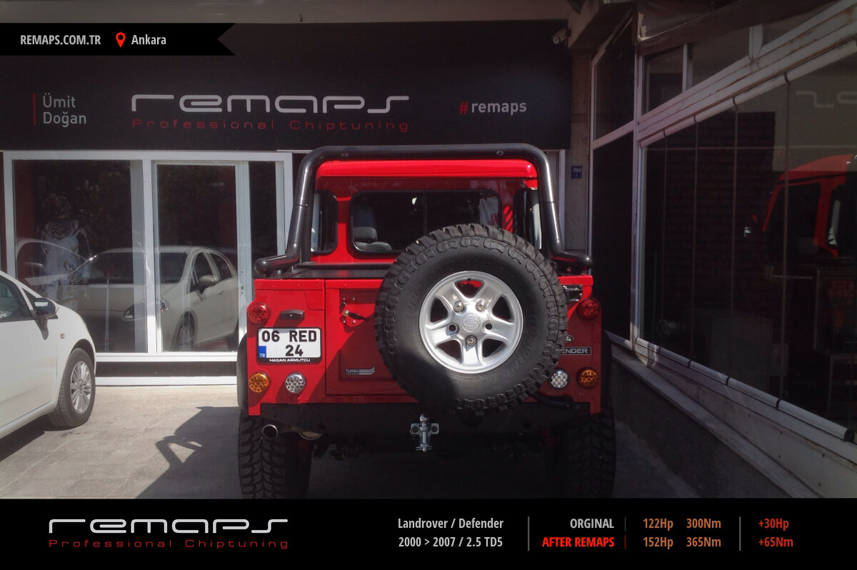 Landrover Defender 2000 > 2007 2.5 TD5 Chip Tuning, Performans, Yakıt ...