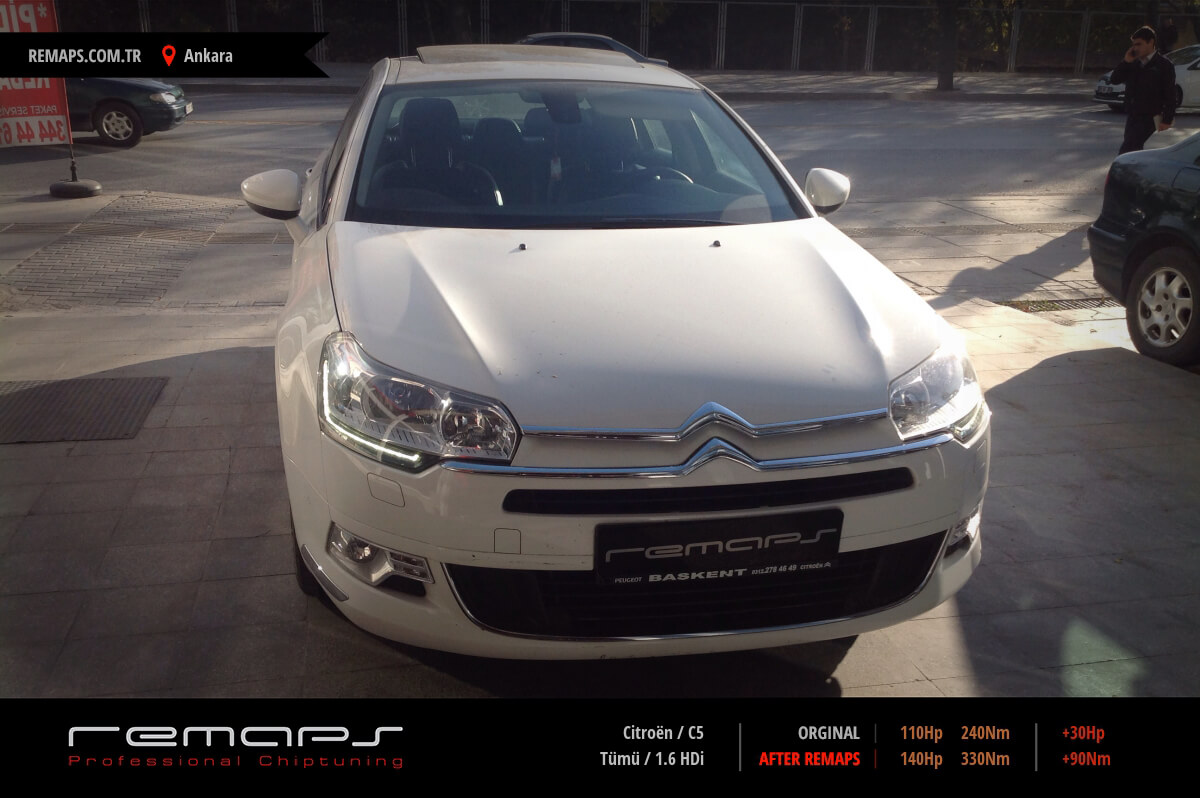 Citroën C5 Tümü 1.6 HDi Chip Tuning, Performans, Yakıt Tasarrufu ...