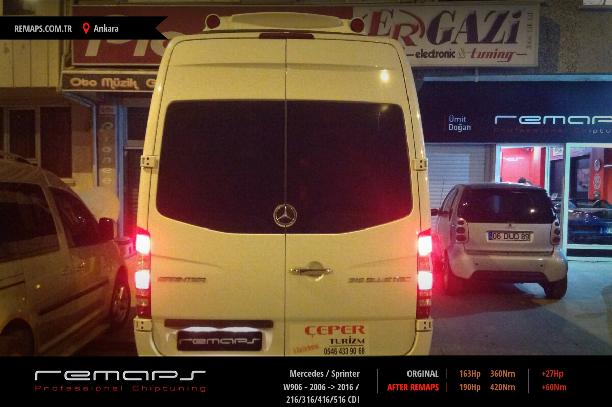 Mercedes Sprinter W906 - 2006 -> 2016 216/316/416/516 CDI Chip Tuning ...