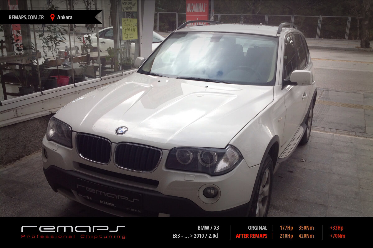 BMW X3 E83 - ... > 2010 2.0d Chip Tuning, Performans, Yakıt Tasarrufu ...