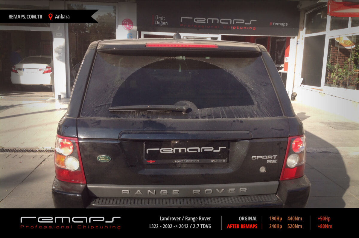 Landrover Range Rover L322 - 2002 -> 2012 2.7 TDV6 Chip Tuning ...