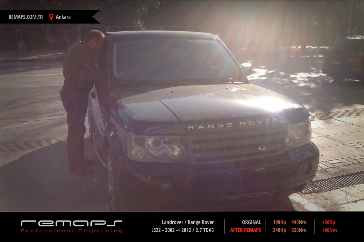 Landrover Range Rover L322 - 2002 -> 2012 2.7 TDV6 Chip Tuning ...