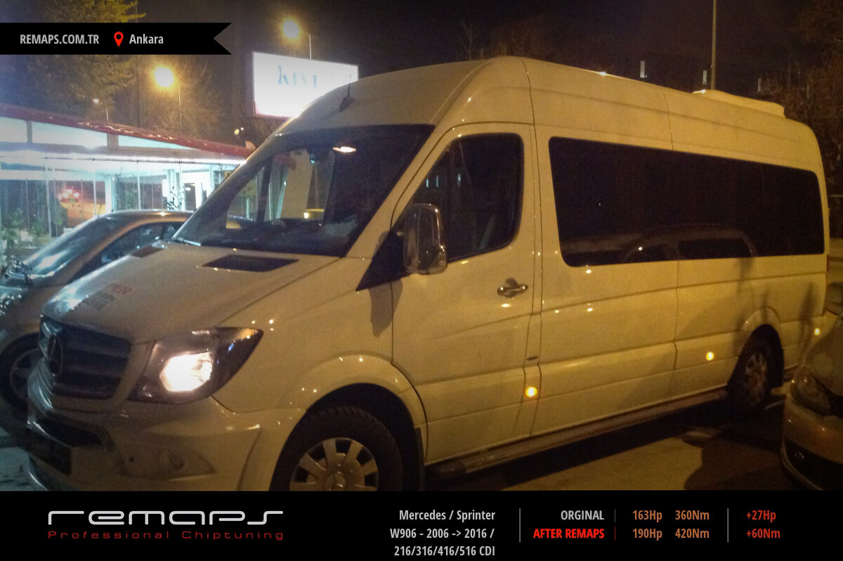 Mercedes Sprinter W906 - 2006 -> 2016 216/316/416/516 CDI Chip Tuning ...