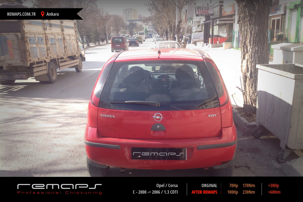 Opel Corsa C - 2000 -> 2006 1.3 CDTI Chip Tuning, Performans, Yakıt ...