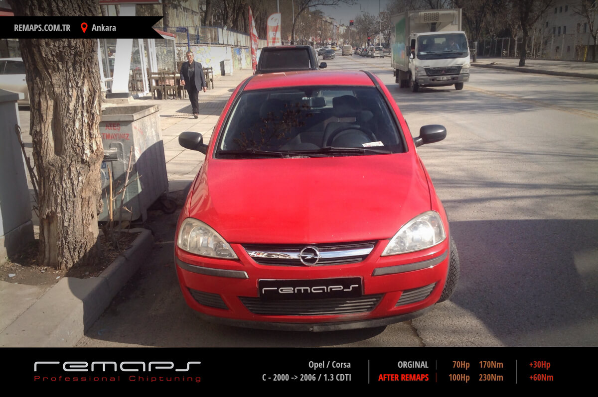 Opel Corsa C - 2000 -> 2006 1.3 CDTI Chip Tuning, Performans, Yakıt ...