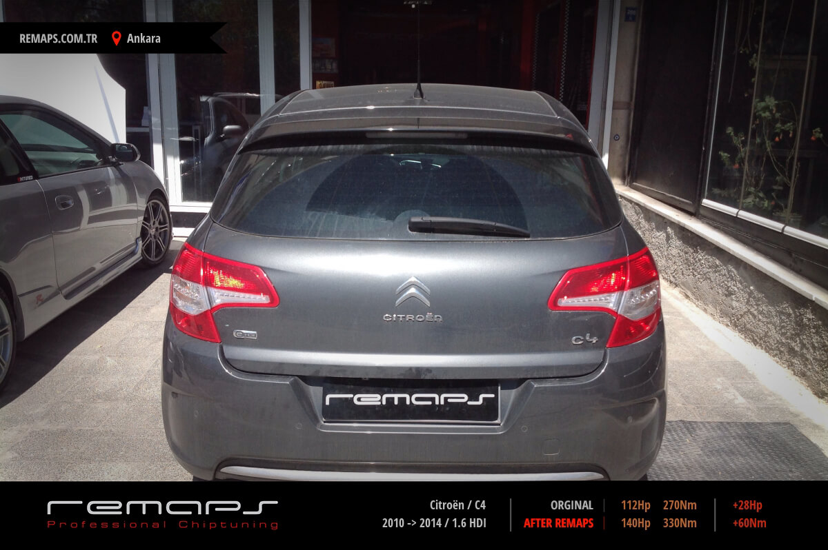 Citroën C4 2010 -> 2014 1.6 HDI Chip Tuning, Performans, Yakıt ...