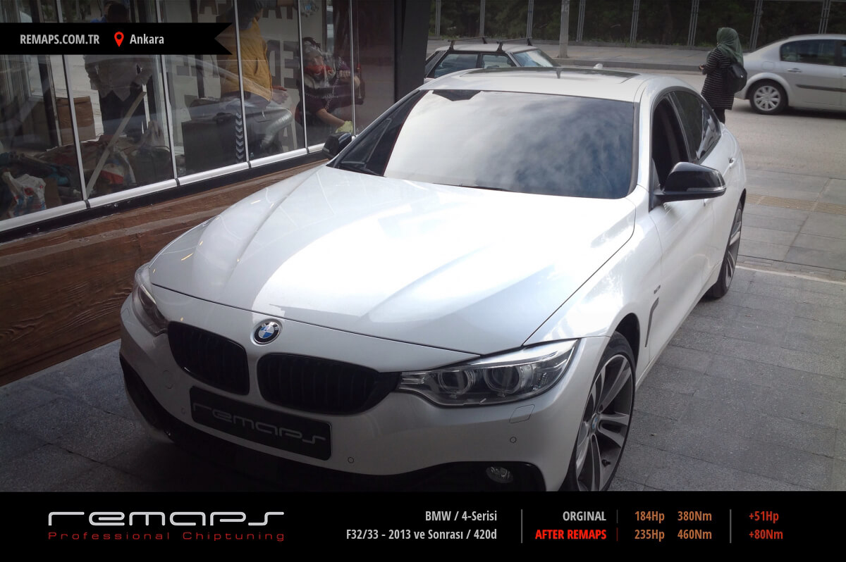 BMW 4-Serisi F32/33 - 2013 ve Sonrası 420d Chip Tuning, Performans ...