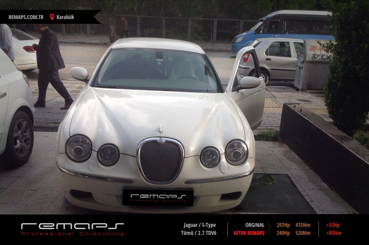 Jaguar S-Type Tümü 2.7 TDV6 Chip Tuning, Performans, Yakıt Tasarrufu ...