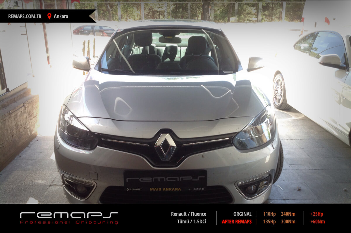 Renault Fluence Tümü 1.5DCi Chip Tuning, Performans, Yakıt Tasarrufu ...