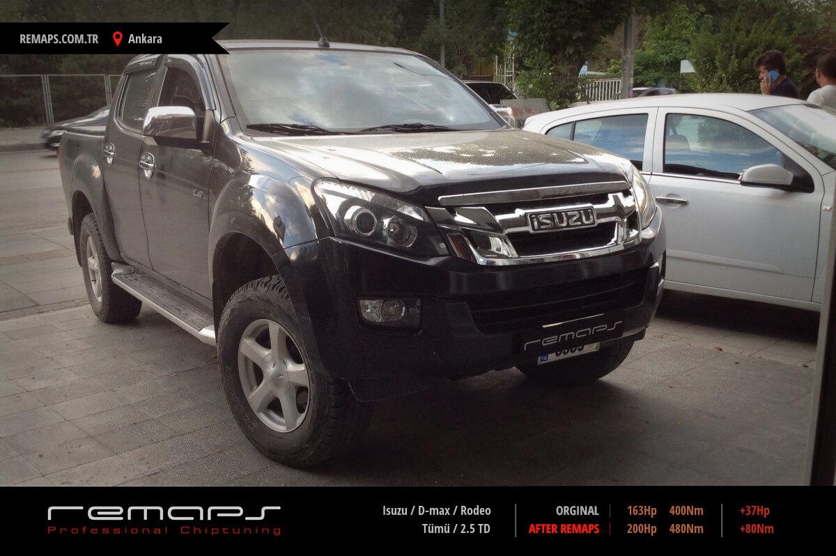 Isuzu D-max / Rodeo Tümü 2.5 TD Chip Tuning, Performans, Yakıt ...