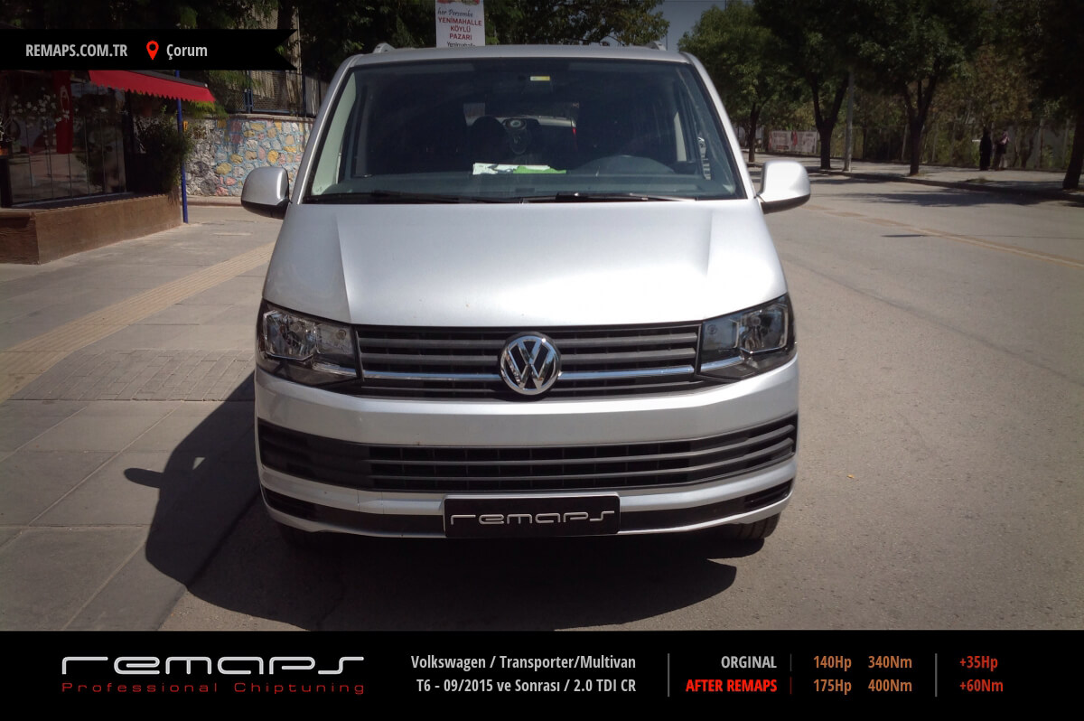 Volkswagen Transporter/Multivan T6 - 09/2015 ve Sonrası 2.0 TDI CR Chip ...
