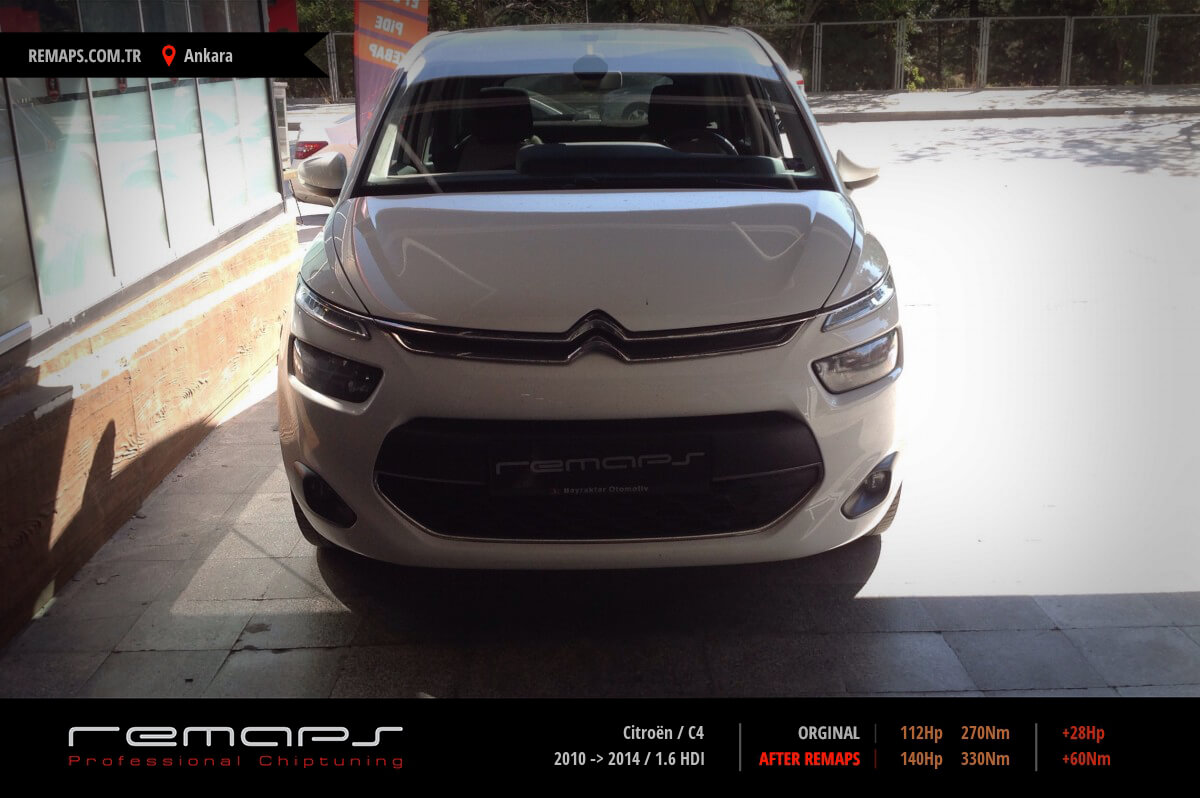 Citroën C4 2010 -> 2014 1.6 HDI Chip Tuning, Performans, Yakıt ...