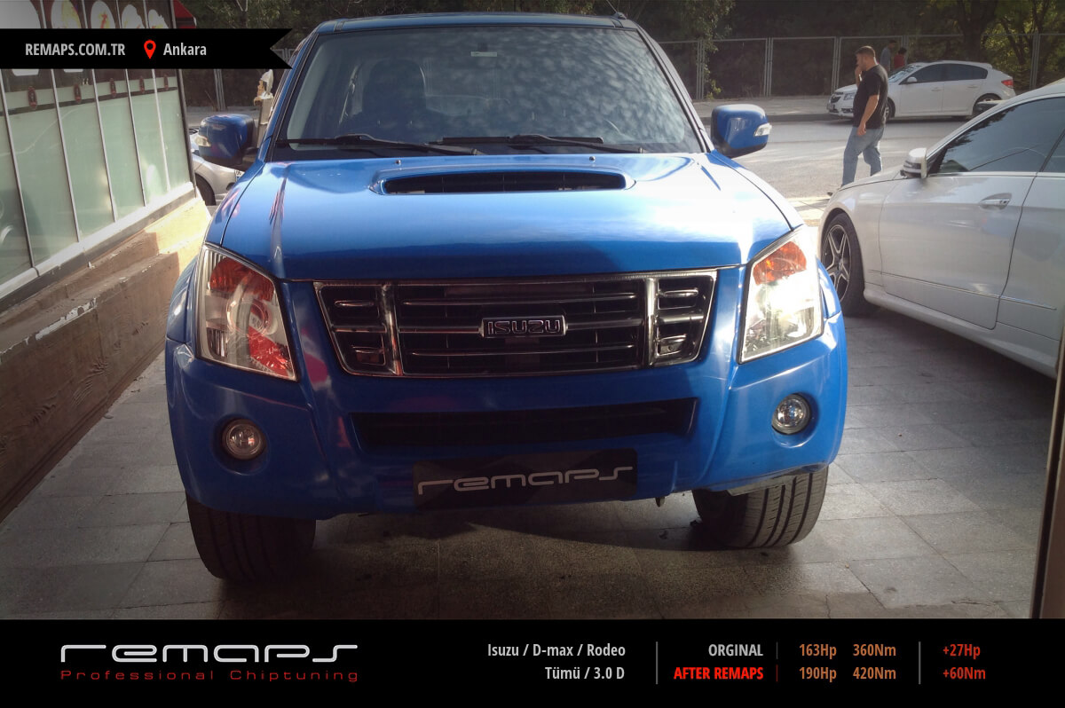 Isuzu D-max / Rodeo Tümü 3.0 D Chip Tuning, Performans, Yakıt Tasarrufu ...