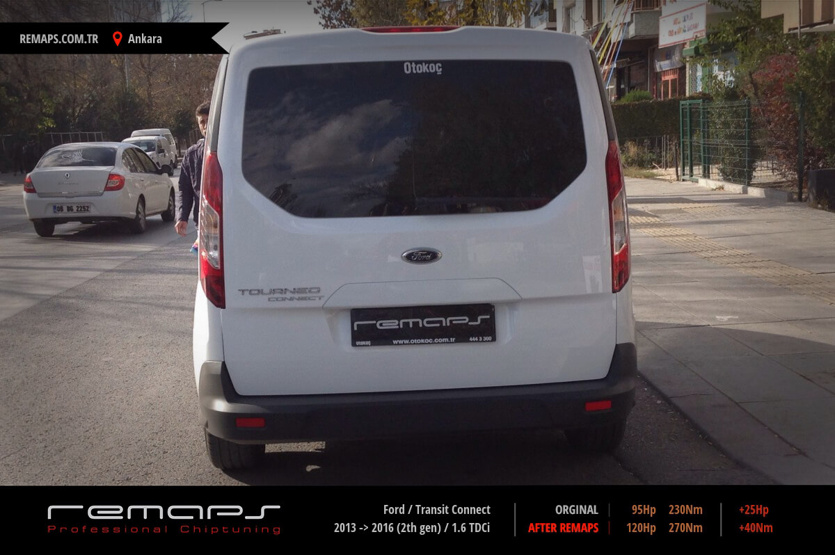 Ford Transit Connect 2013 -> 2016 (2th gen) 1.6 TDCi Chip Tuning ...