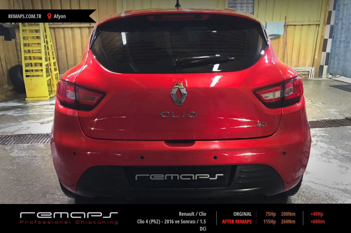 Renault Clio Clio 4 (Ph2) - 2016 ve Sonrası 1.5 DCi Chip Tuning ...