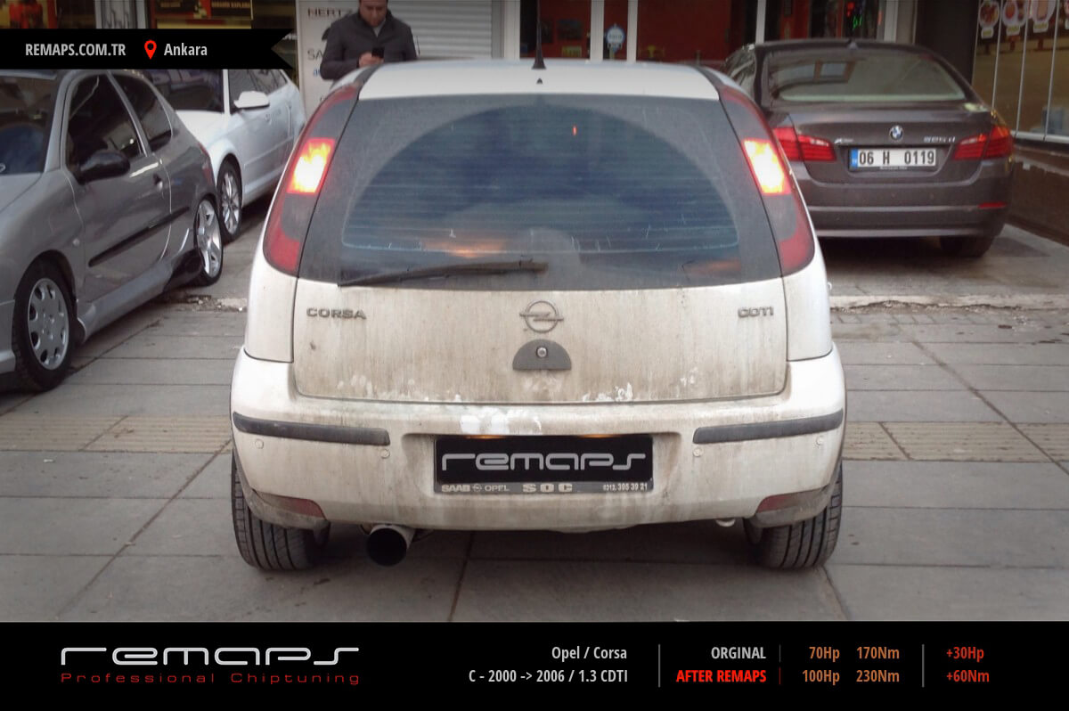 Opel Corsa C - 2000 -> 2006 1.3 CDTI Chip Tuning, Performans, Yakıt ...