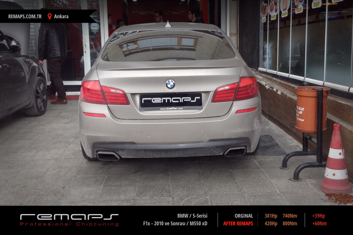 BMW 5-Serisi F10 - 2010 -> 2016 M550 xD Chip Tuning, Performans, Yakıt ...