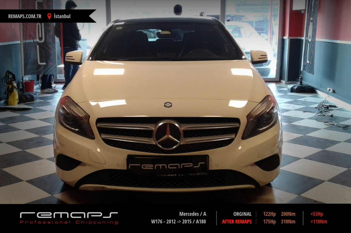 Mercedes A W176 - 2012 -> 2015 A180 Chip Tuning, Performans, Yakıt ...