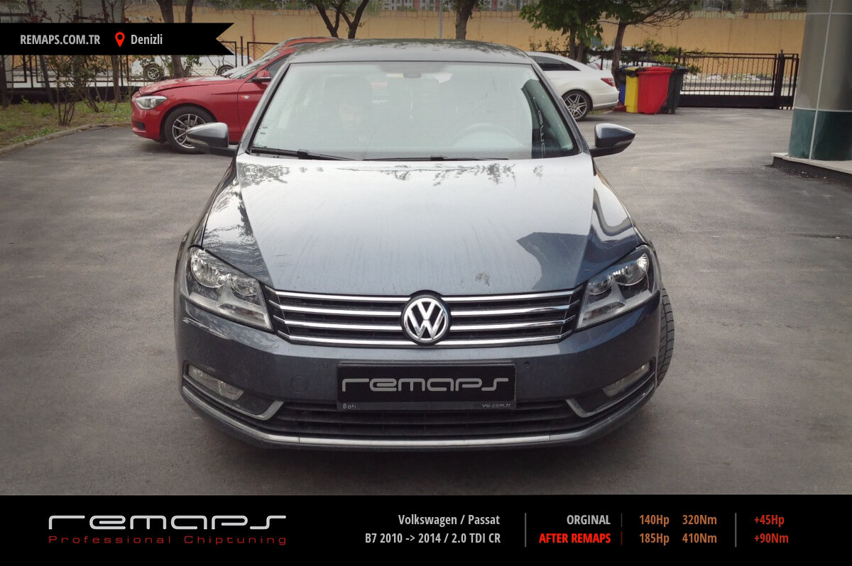Volkswagen Passat B7 2010 -> 2014 2.0 TDI CR Chip Tuning, Performans ...