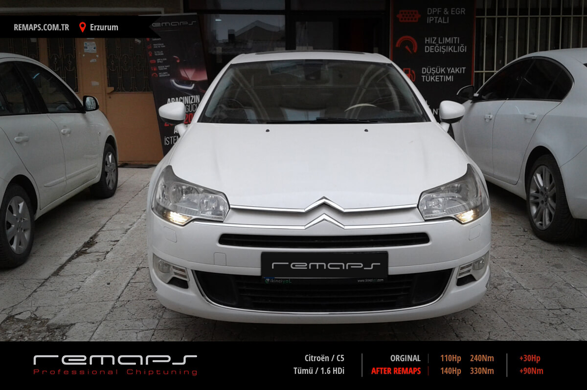 Citroën C5 Tümü 1.6 HDi Chip Tuning, Performans, Yakıt Tasarrufu ...