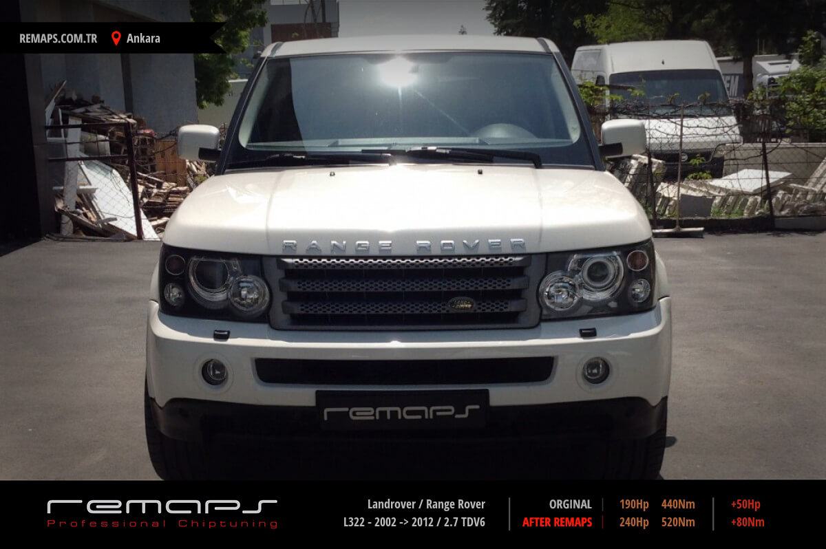 Landrover Range Rover L322 - 2002 -> 2012 2.7 TDV6 Chip Tuning ...