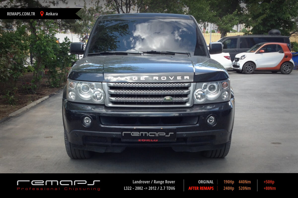 Landrover Range Rover L322 - 2002 -> 2012 2.7 TDV6 Chip Tuning ...