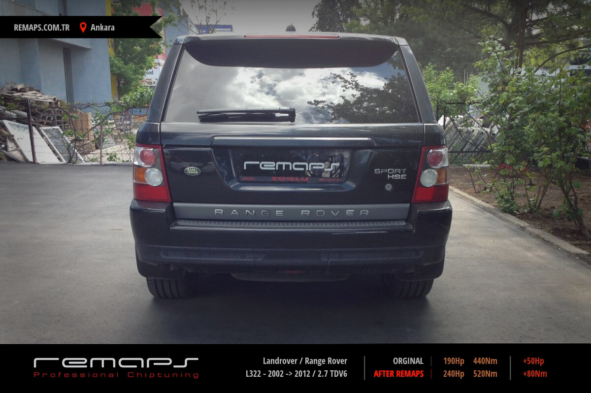 Landrover Range Rover L322 - 2002 -> 2012 2.7 TDV6 Chip Tuning ...