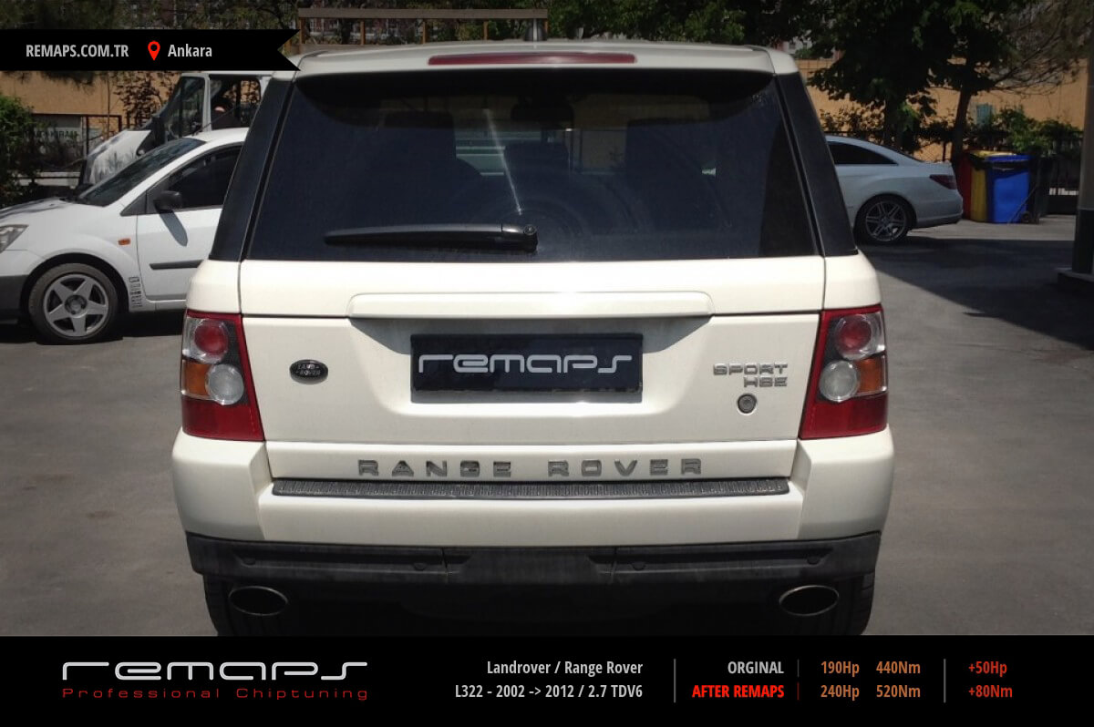 Landrover Range Rover L322 - 2002 -> 2012 2.7 TDV6 Chip Tuning ...