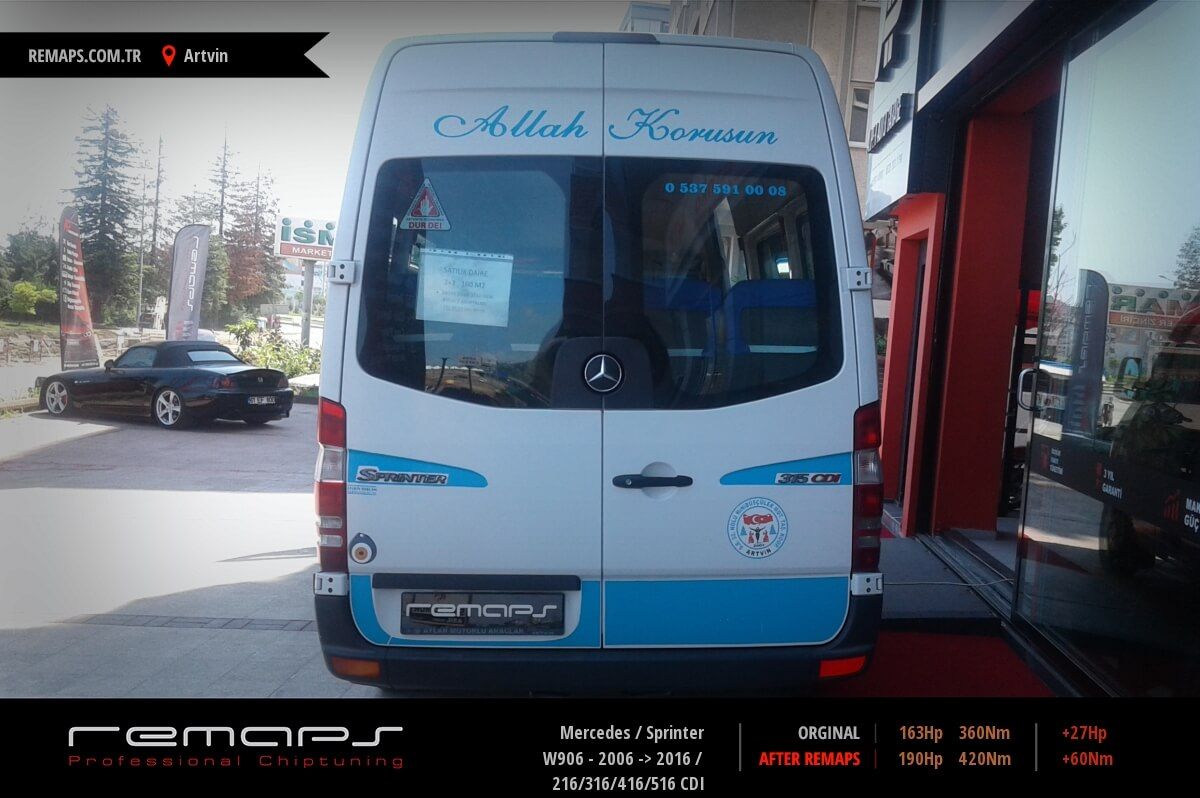 Mercedes Sprinter W906 - 2006 -> 2016 216/316/416/516 CDI Chip Tuning ...