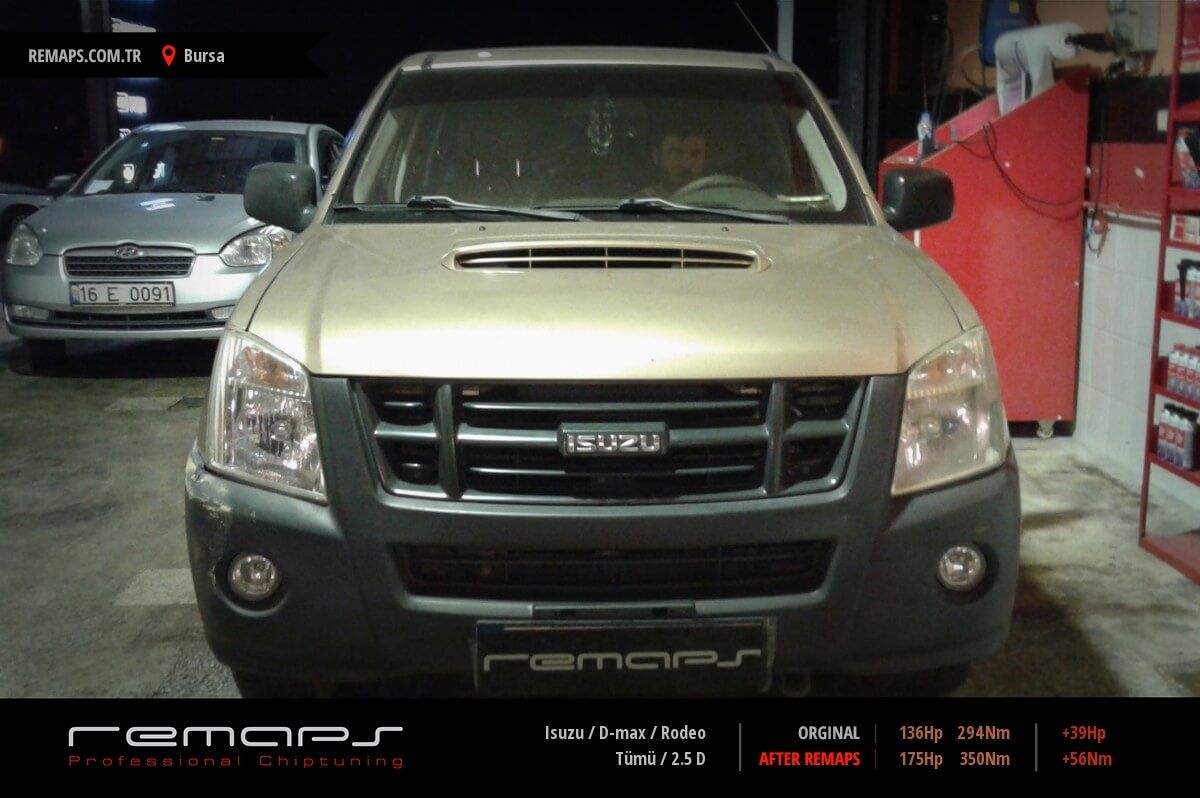 Isuzu D-max / Rodeo Tümü 2.5 D Chip Tuning, Performans, Yakıt Tasarrufu ...