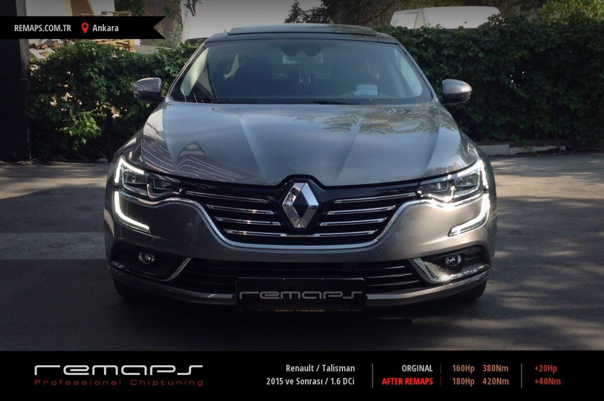 Renault Talisman 2015 ve Sonrası 1.6 DCi Chip Tuning, Performans, Yakıt ...
