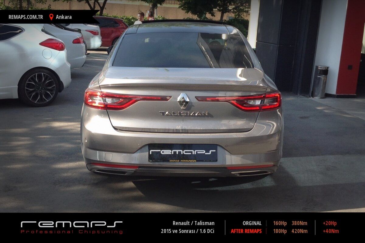 Renault Talisman 2015 ve Sonrası 1.6 DCi Chip Tuning, Performans, Yakıt ...