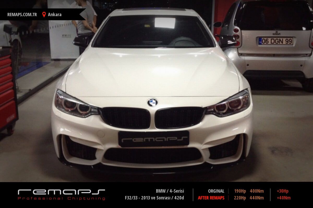 BMW 4-Serisi F32/33 - 2013 ve Sonrası 420d Chip Tuning, Performans ...