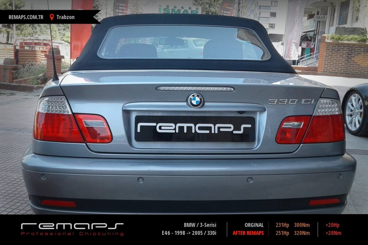 BMW 3-Serisi E46 - 1998 -> 2005 330i Chip Tuning, Performans, Yakıt ...
