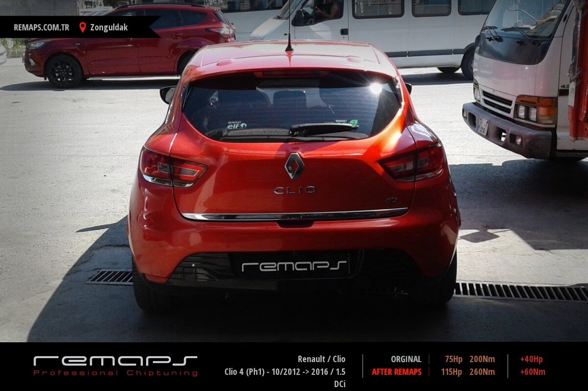 Renault Clio Clio 4 (Ph1) - 10/2012 -> 2016 1.5 DCi Chip Tuning ...