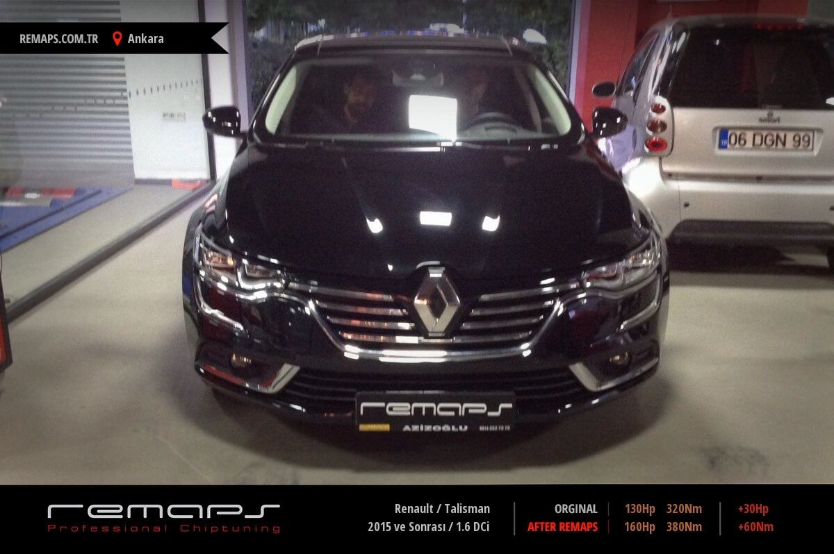 Renault Talisman 2015 ve Sonrası 1.6 DCi Chip Tuning, Performans, Yakıt ...