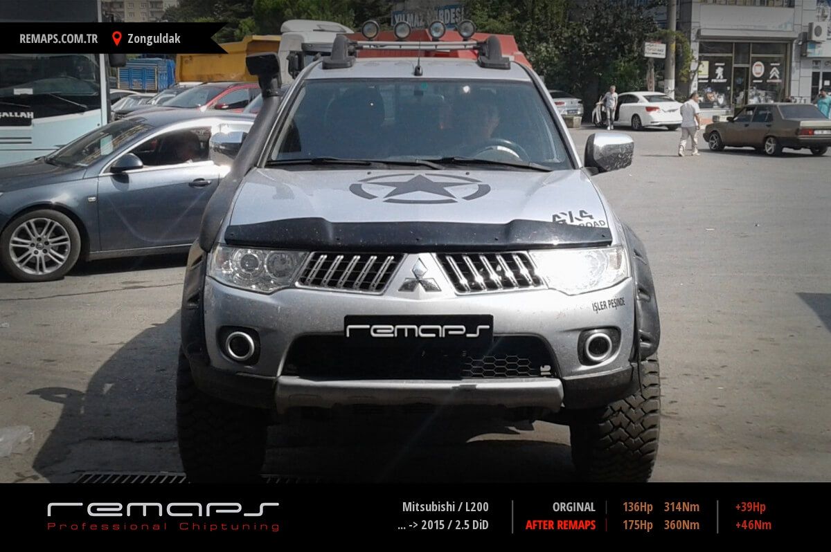 Mitsubishi L200 ... -> 2015 2.5 DiD Chip Tuning, Performans, Yakıt ...