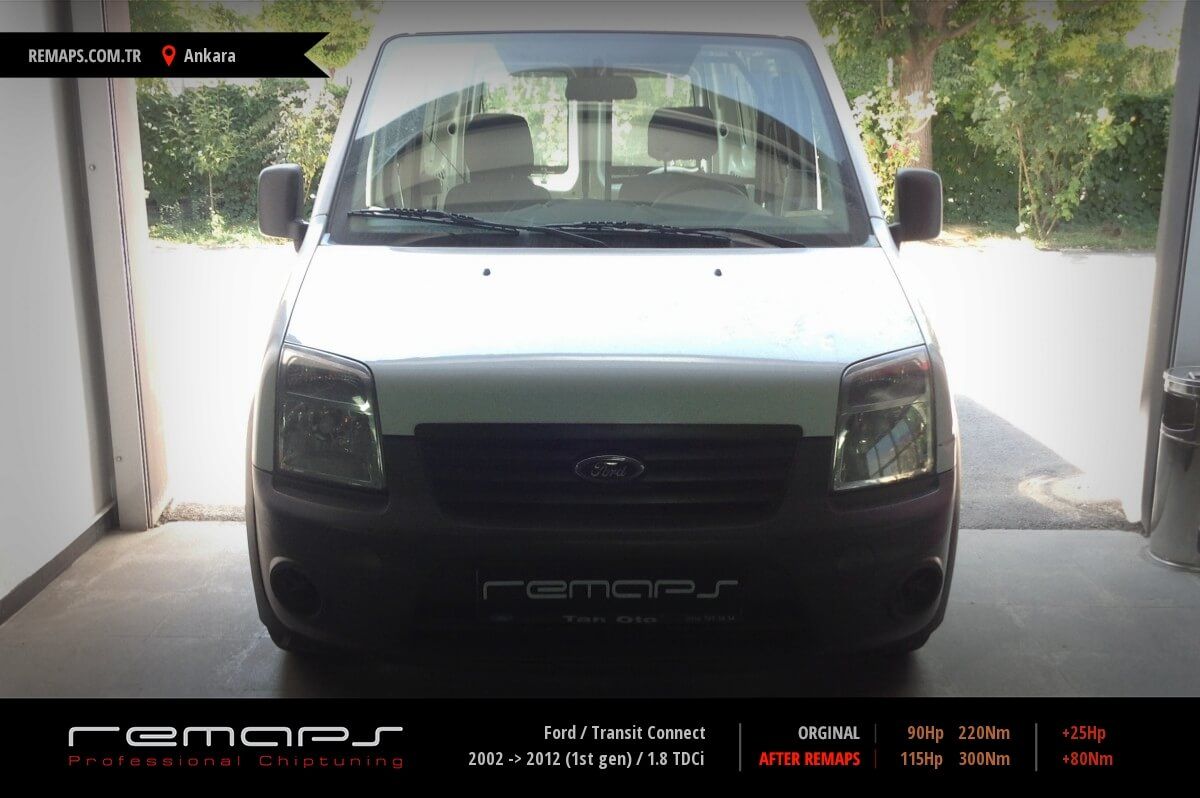Ford Transit Connect 2002 -> 2012 (1st gen) 1.8 TDCi Chip Tuning ...