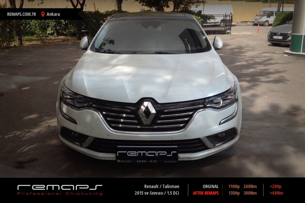 Renault Talisman 2015 ve Sonrası 1.5 DCi Chip Tuning, Performans, Yakıt ...