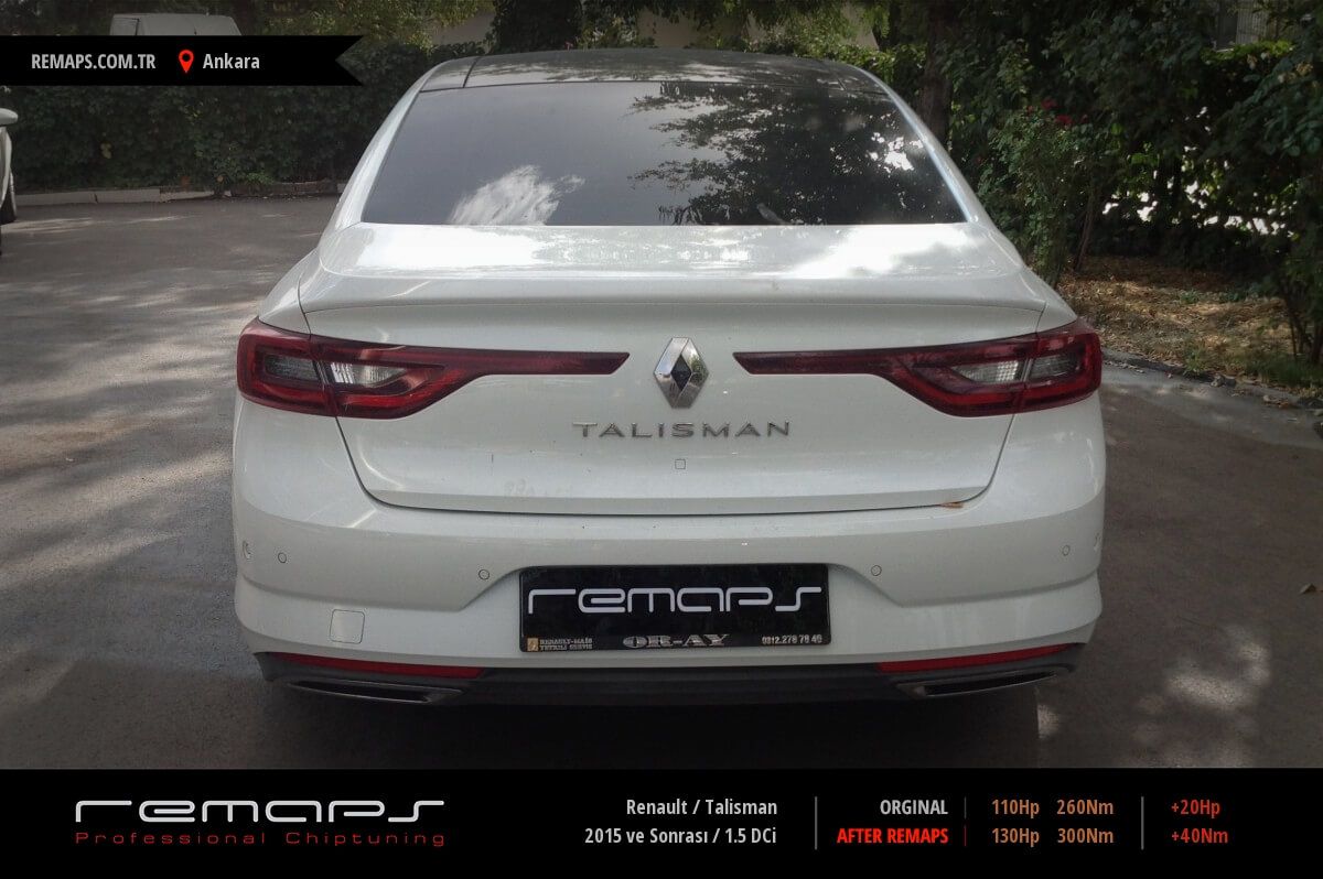 Renault Talisman 2015 ve Sonrası 1.5 DCi Chip Tuning, Performans, Yakıt ...