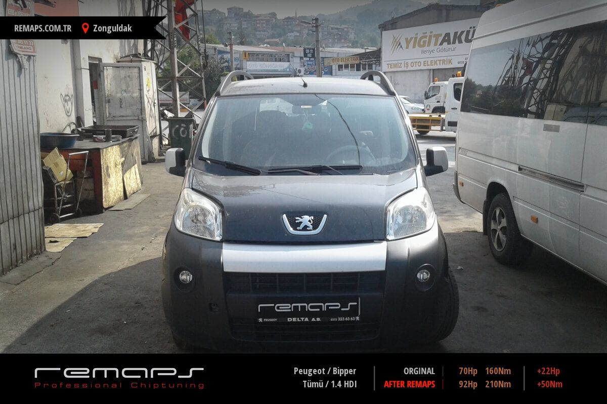Peugeot Bipper Tümü 1.4 HDI Chip Tuning, Performans, Yakıt Tasarrufu ...